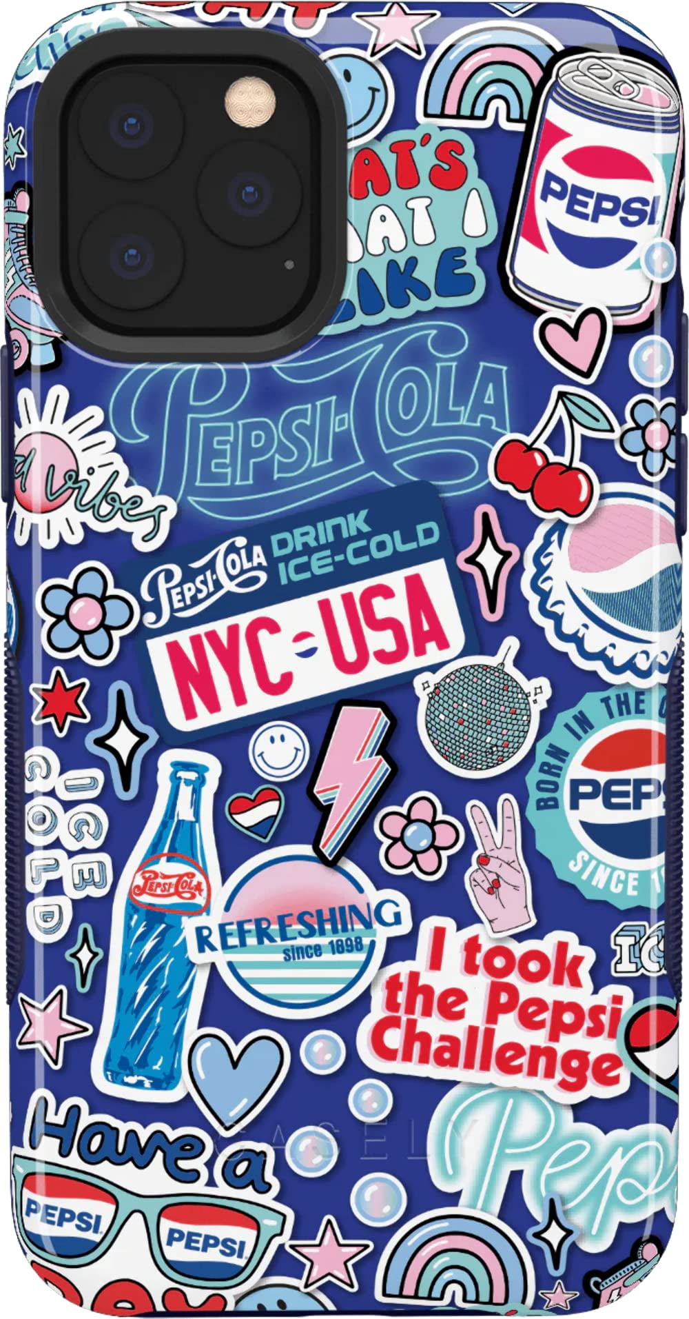 Casely iPhone 11 Pro Max Case | Out of The Blue | Pepsi Sticker Case ...