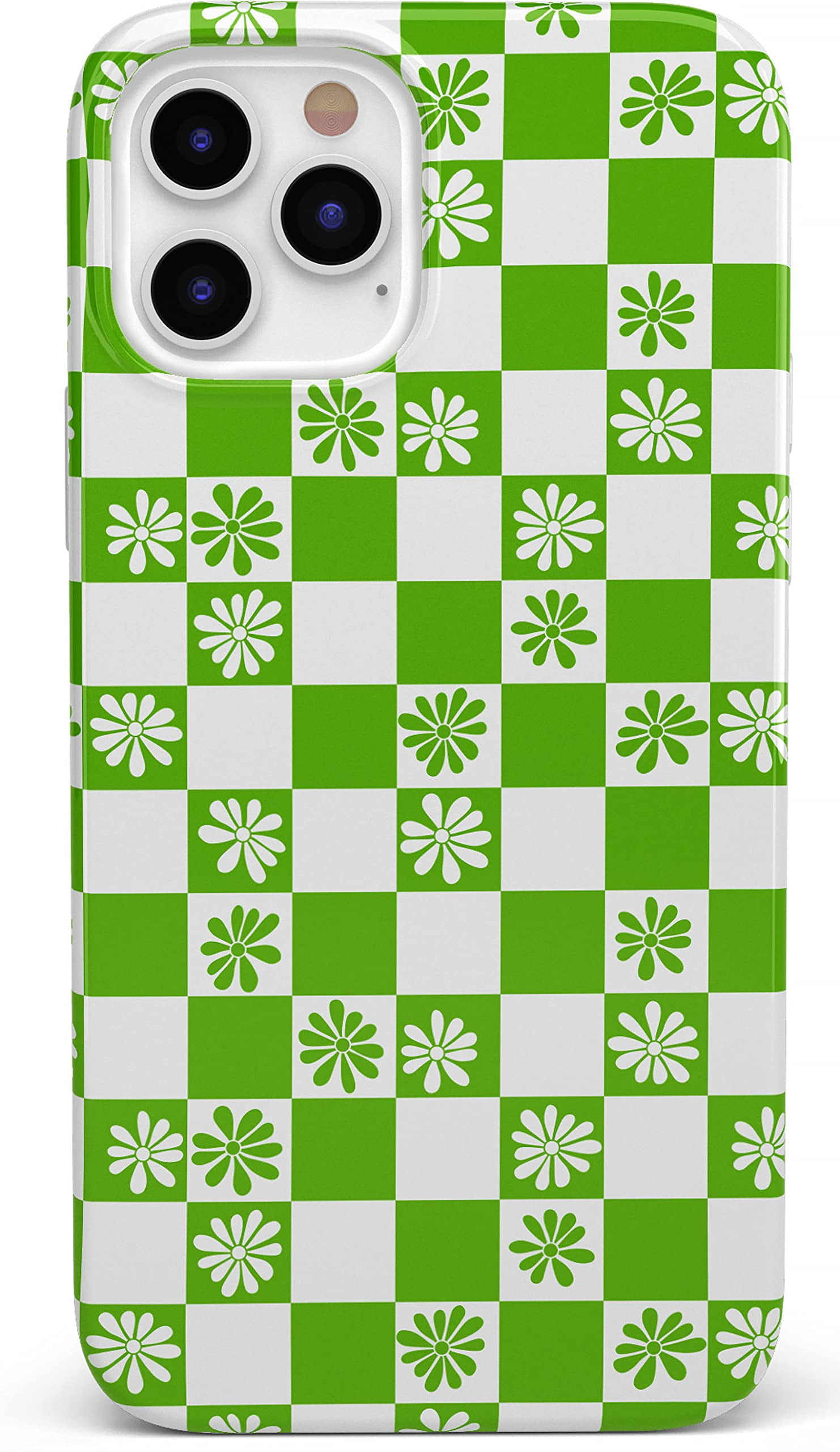 Casely iPhone 11 Pro Max Floral Case | Check Mate | Daisy Checkerboard Case - Walmart.com