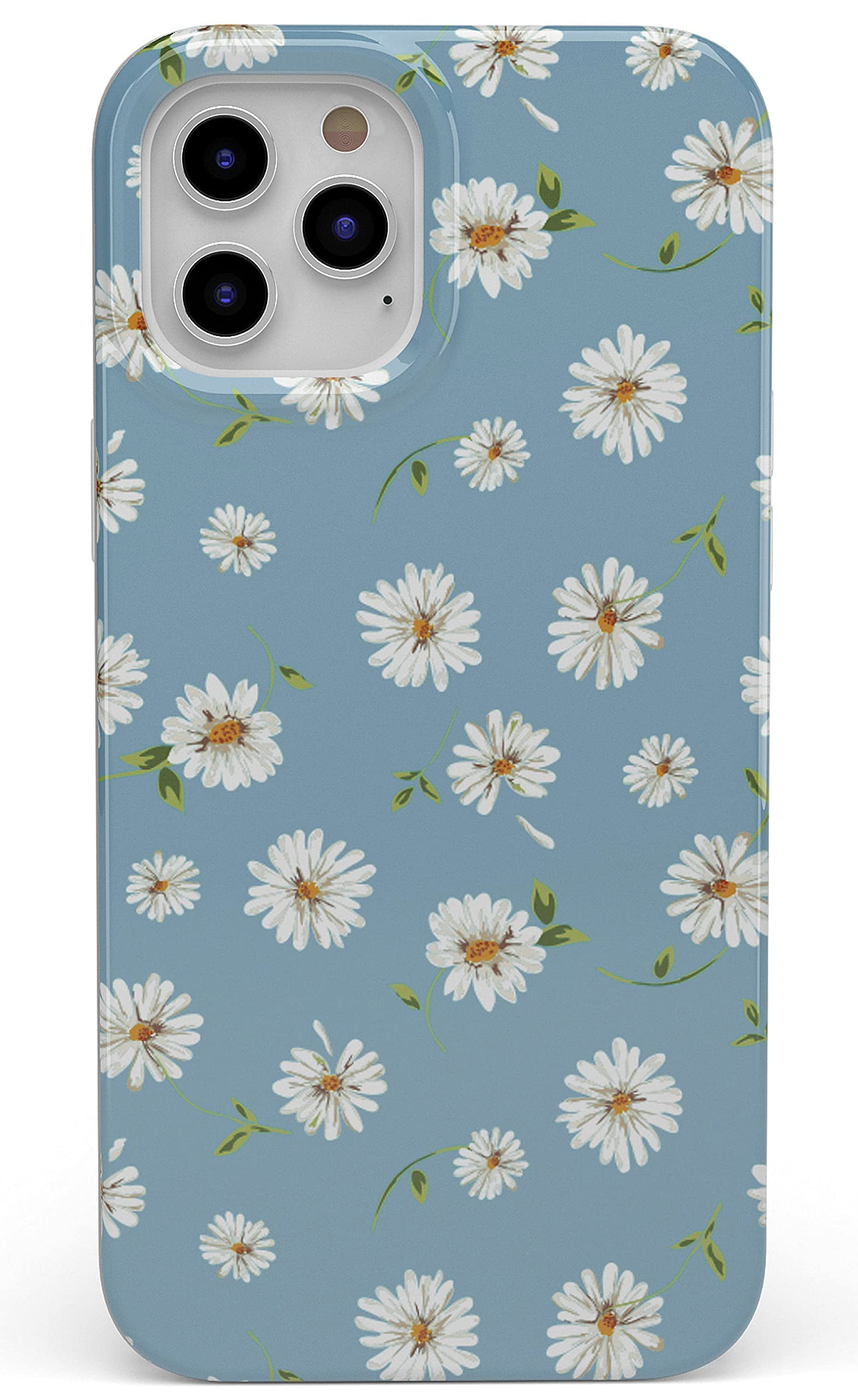 Casely iPhone 12/12 Pro Case | Daisy Daydream Baby Blue Floral Case - Walmart.com