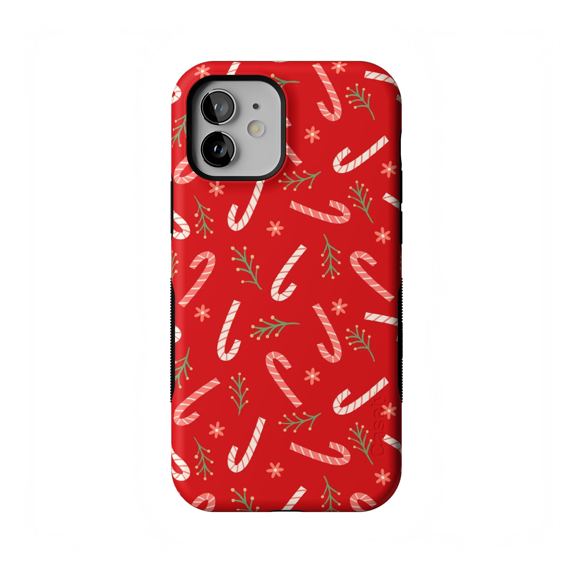 Casely iPhone 12/12 Pro Case | Peppermint Kiss | Candy Cane ...