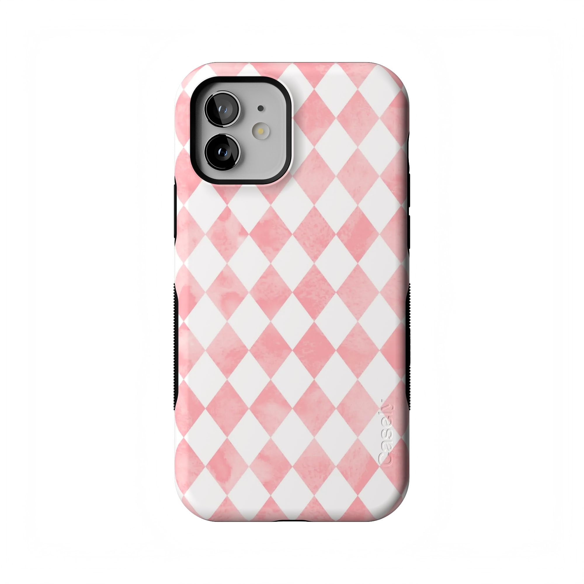 Casely iPhone 12/12 Pro Case | Queen of Diamonds | Pink Watercolor ...