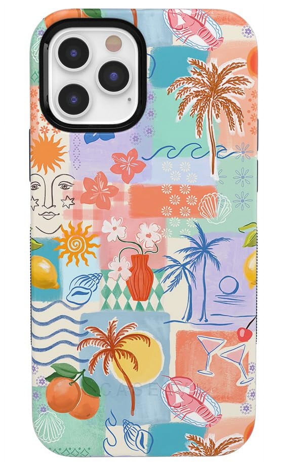 Casely iPhone 12/12 Pro Case | Tropical Heat | Beachy Collage ...