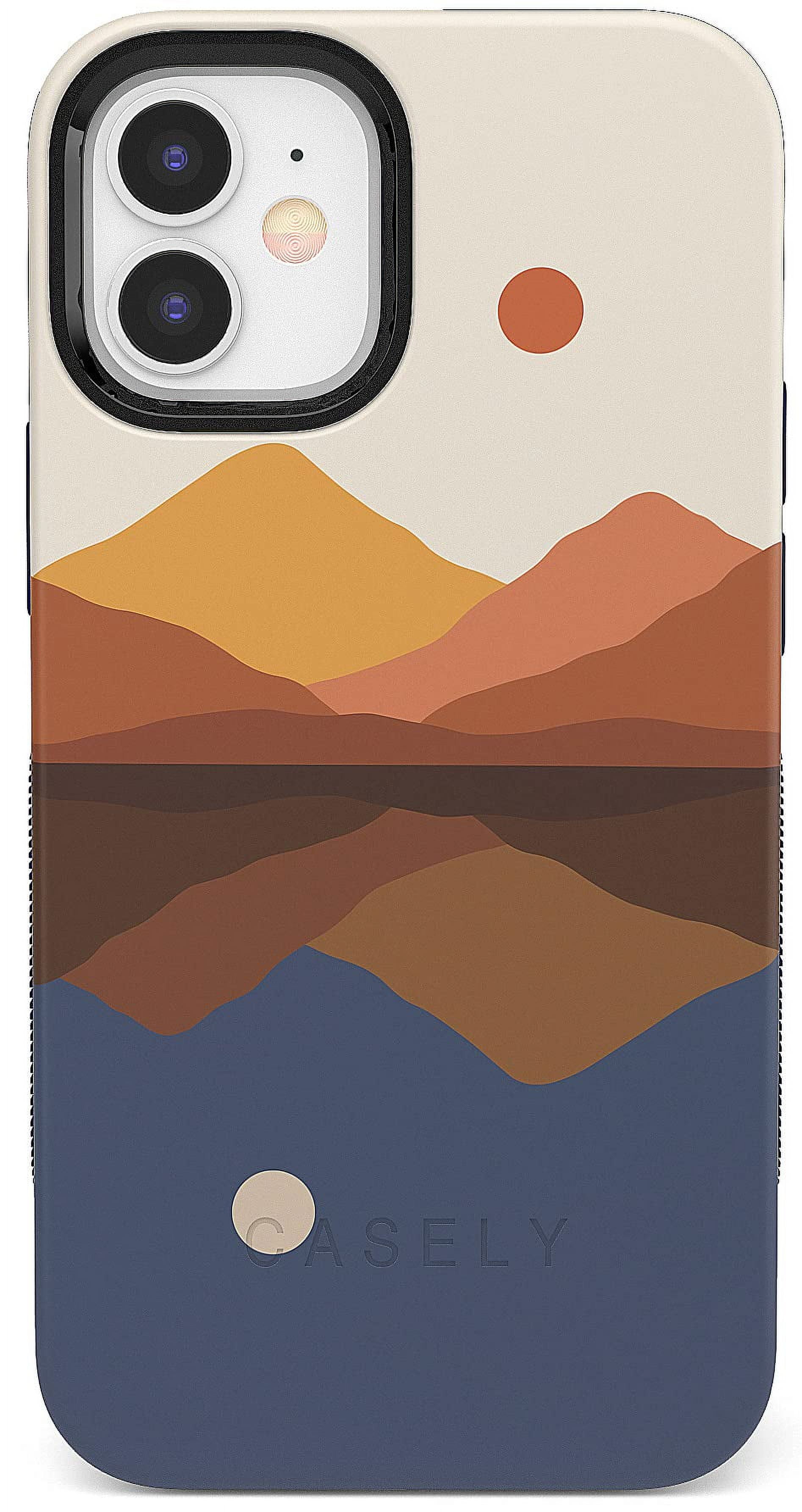 Casely iPhone 12 Mini Case | Land & Sea Marble Swirl Case - Walmart.com