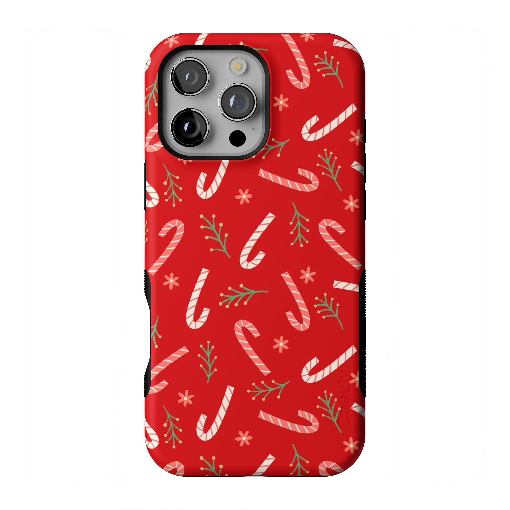Casely iPhone 16 Pro Case | Peppermint Kiss | Candy Cane | Ultra ...