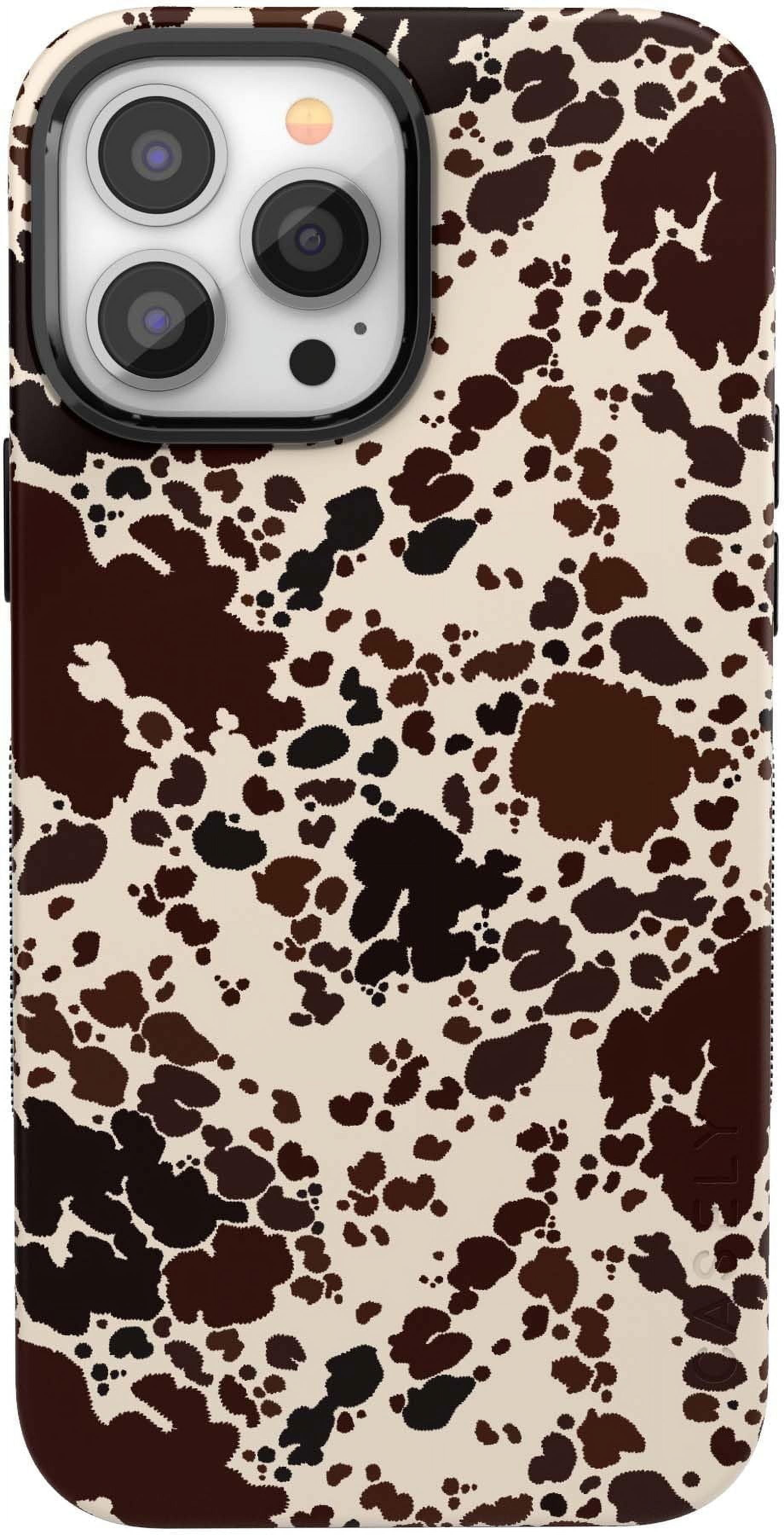 Casely iPhone 13 Pro Case | Cowgirl Envy | Cow Print | Compatible with MagSafe | Bold Protective ...