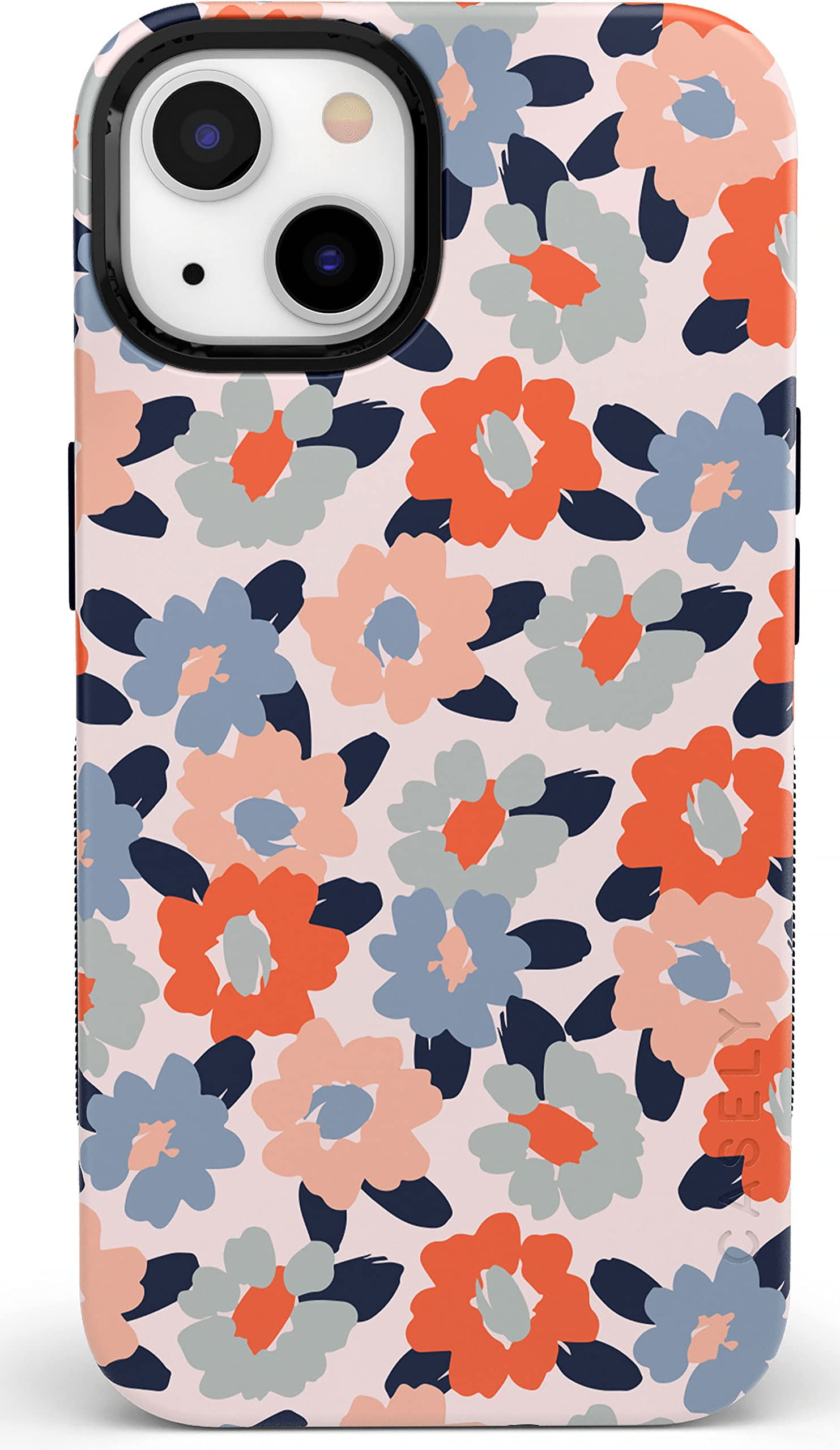 Casely Bold iPhone 14 Case, Pastel Floral Design, Compatible with ...