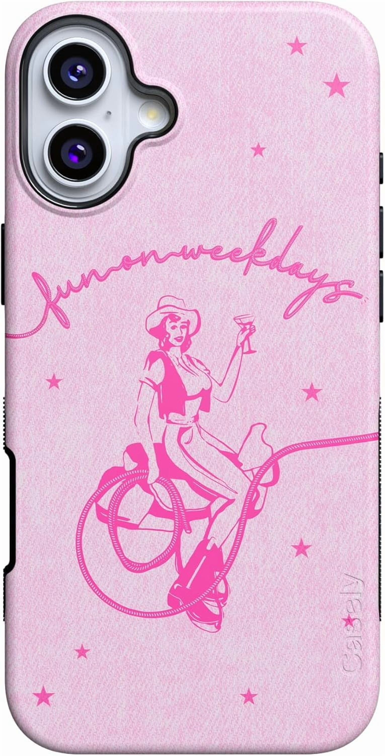 Casely iPhone 16 Plus Case | Denim Cowgirl | Fun on Weekdays ...