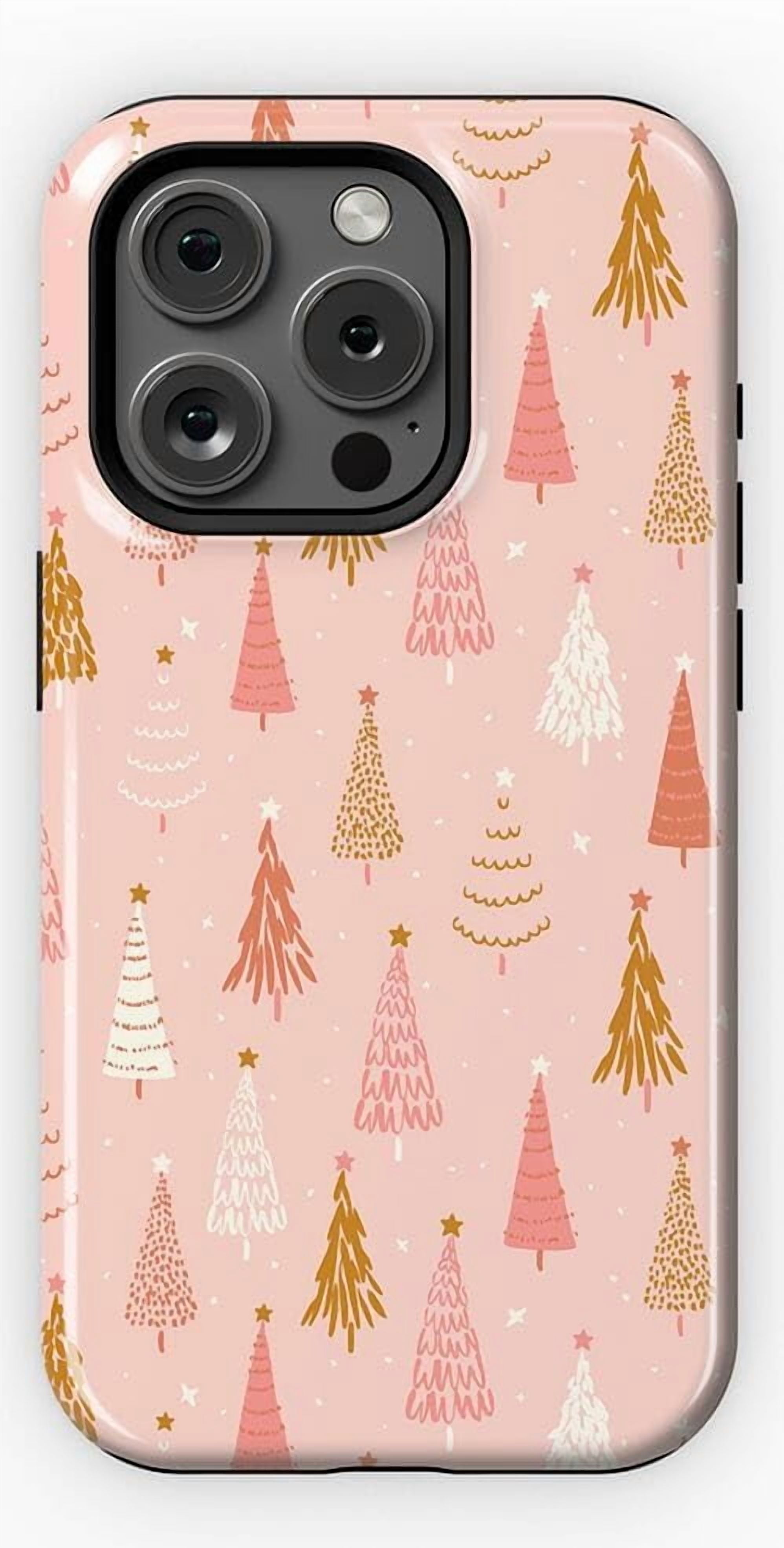 Casely iPhone 15 Pro Case | Bubblegum Forest | Christmas Tree ...