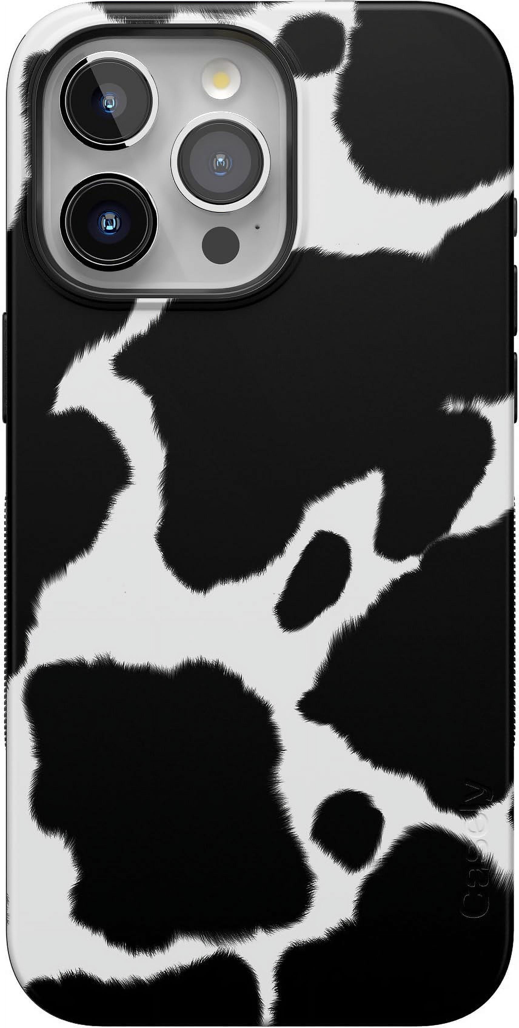 Casely Back Cover Case for iPhone 15 Pro Max, 8 in, Current Mood Cow ...