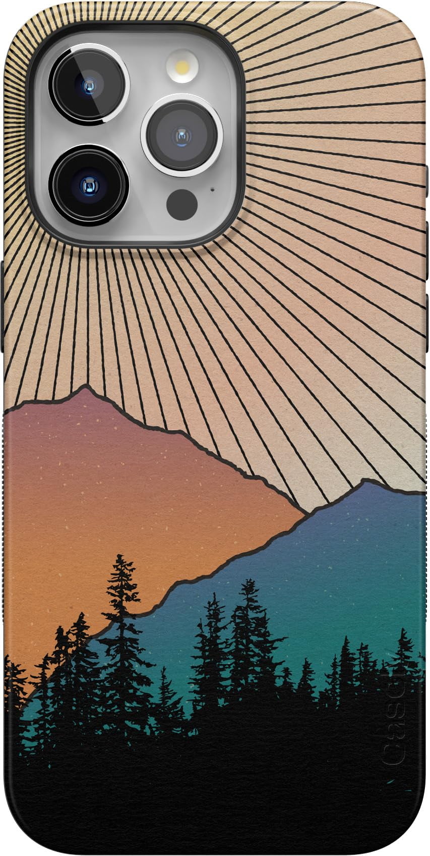 Casely iPhone 15 Pro Max Case | Golden Hour | Mountain Sunset Phone ...