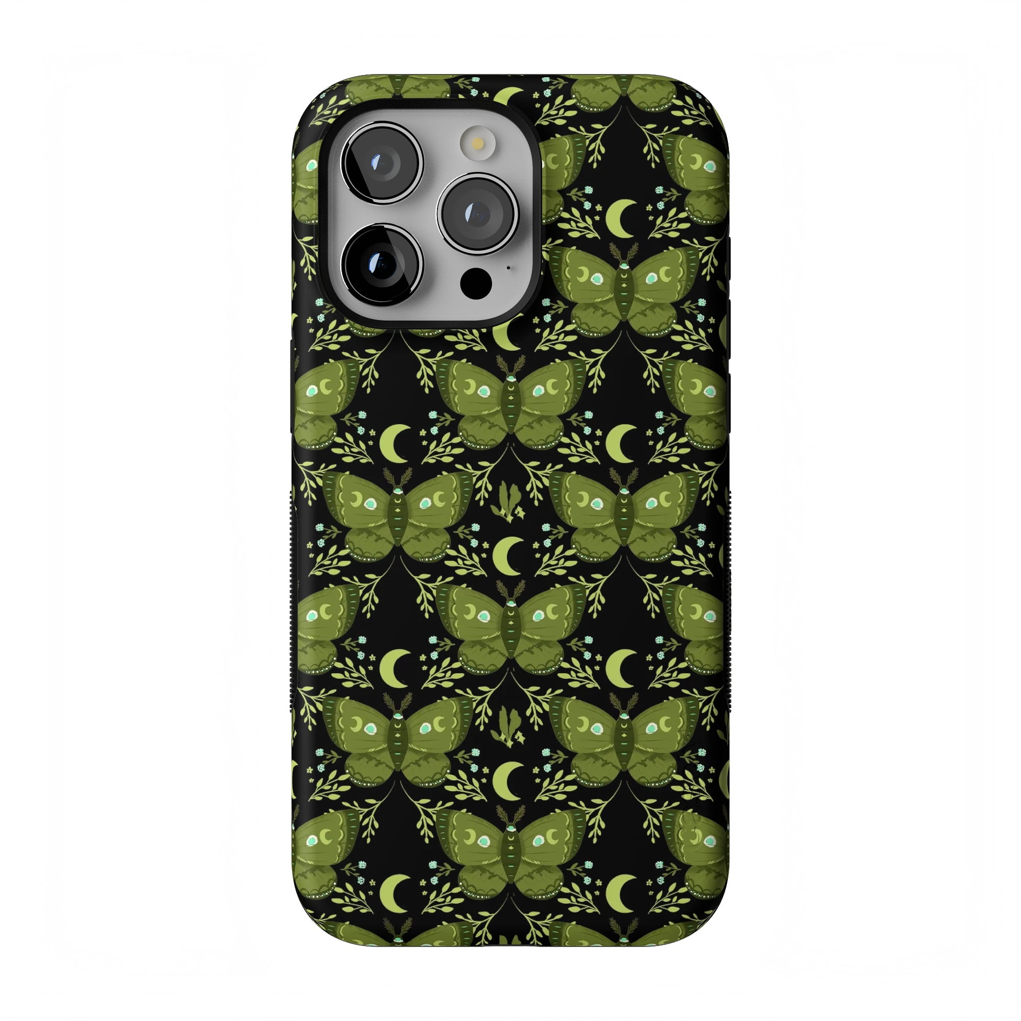 Casely iPhone 15 Pro Max Case | Mystic Moths | Green Twilight ...