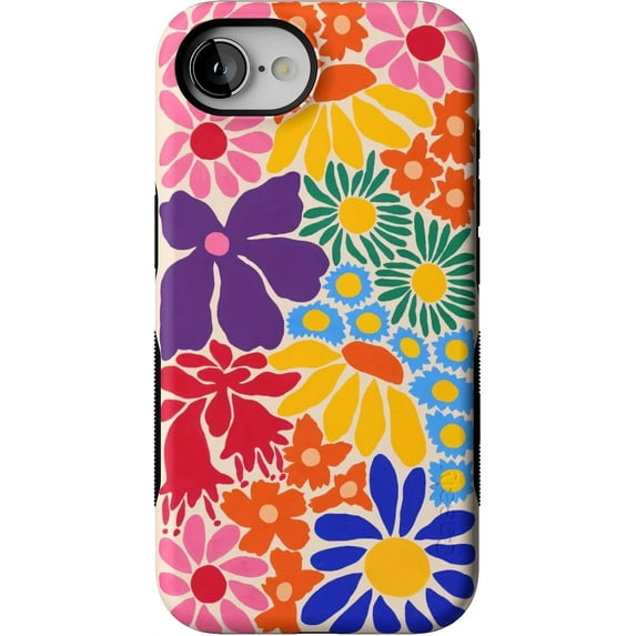 Casely iPhone 16e Case | Flower Patch | Multi-Color Floral | Compatible ...