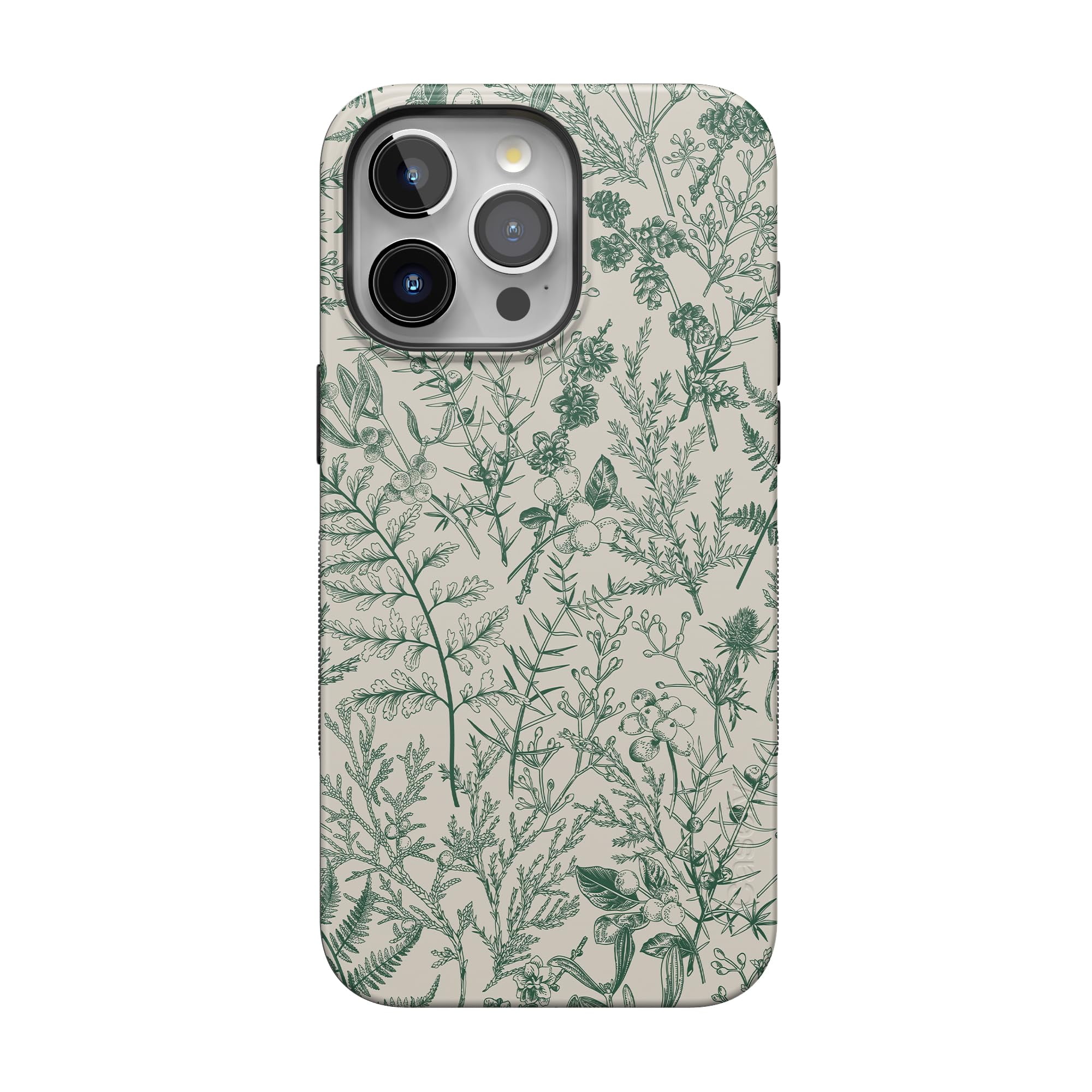 Free Shipping! Casely iPhone 15 Pro Max Case | Sage Garden | Green Floral Case | Bold Protective ...