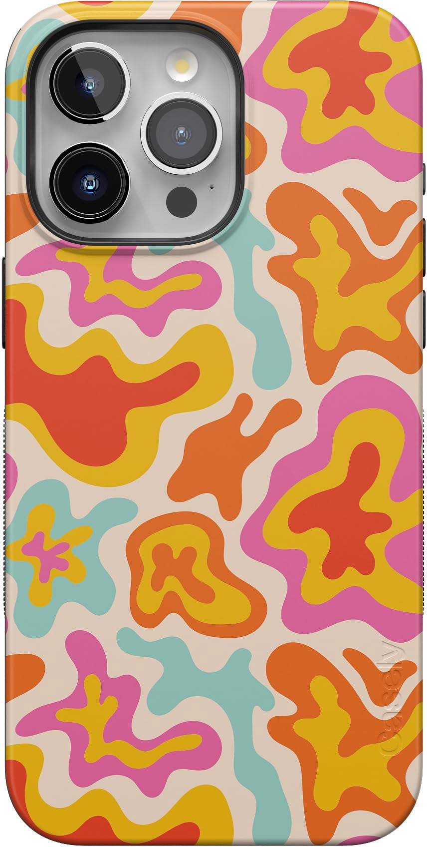Casely iPhone 15 Pro Max Case | Tropical Color Splash | Abstract Retro ...
