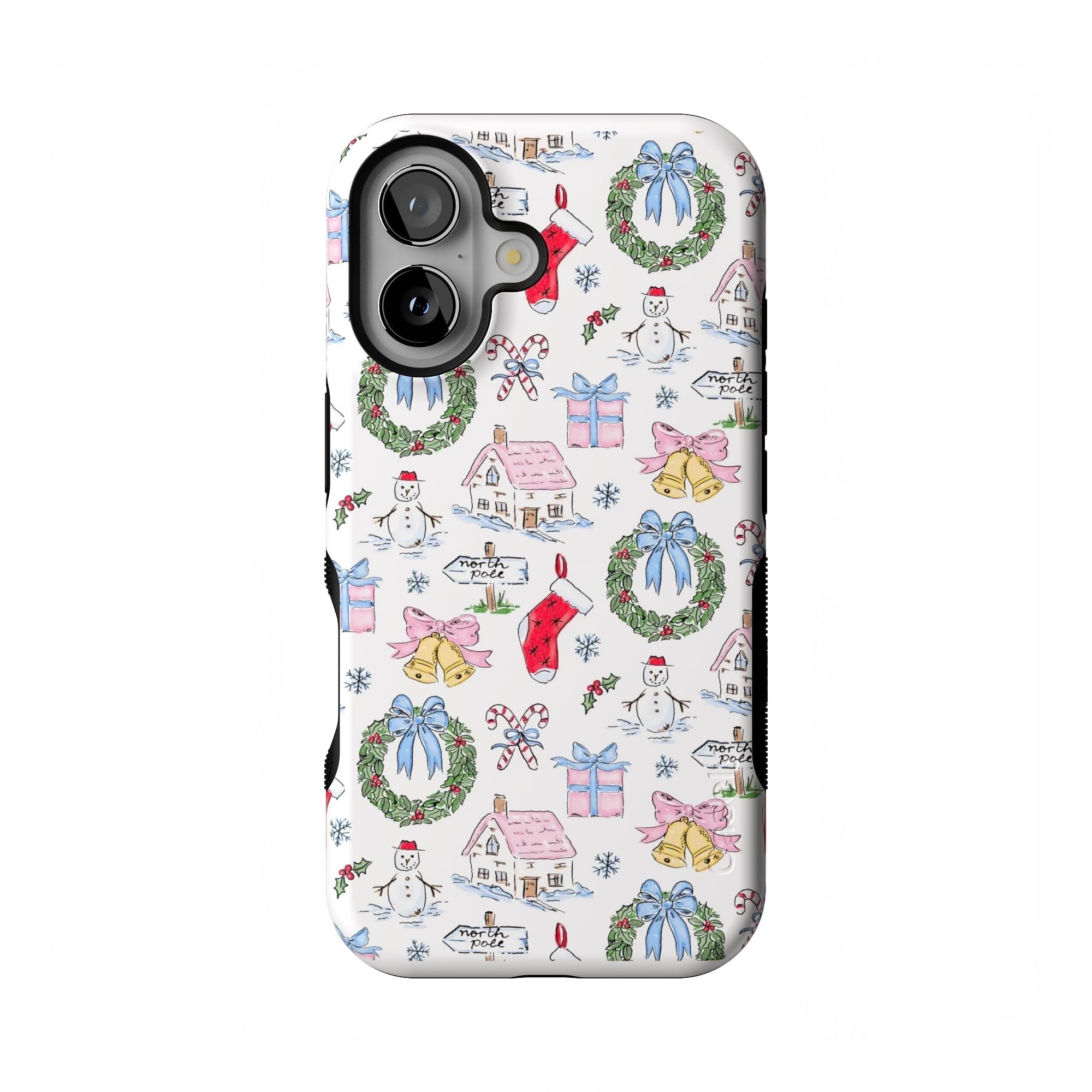 Casely iPhone 16 Case | Christmas Morning | Vintage Cartoon | Ultra ...