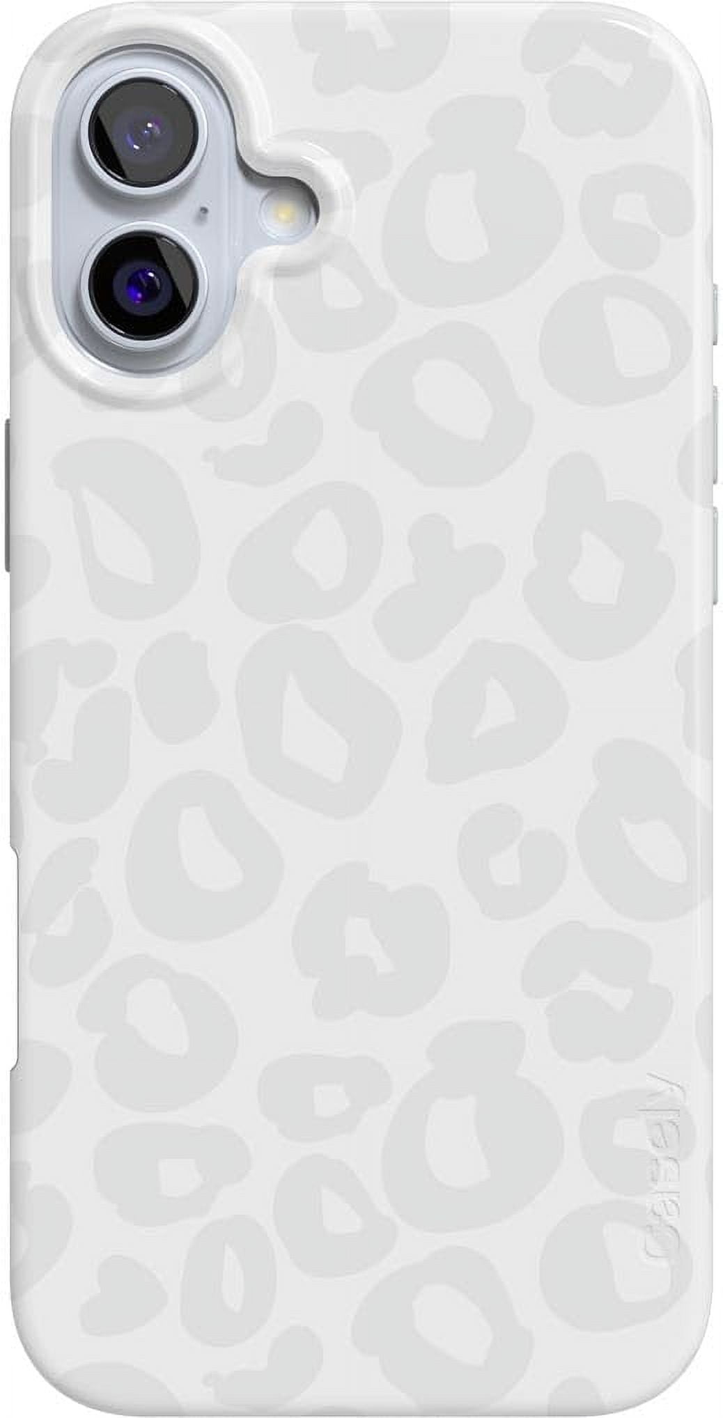 Casely iPhone 16 Case | Into The Wild | White Snow Leopard | Classic ...