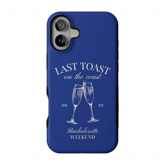 Casely iPhone 17 Case | Last Toast | Blue Coastal Bachelorette | Bold ...