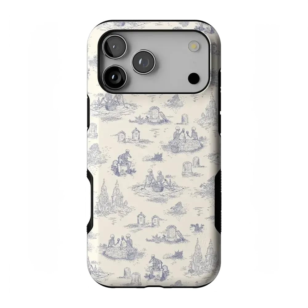 Casely iPhone 17 Pro Case | Graveyard Gathering | Skeleton Picnic ...
