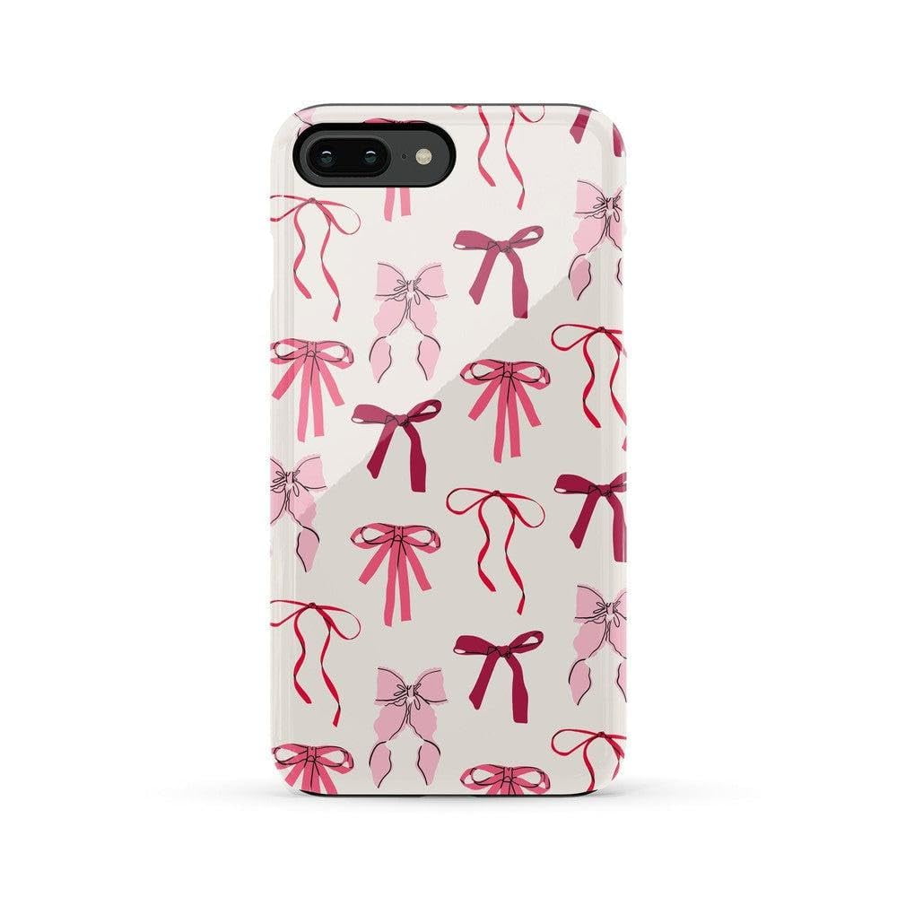 Casely iPhone 6/7/8 Plus Case | Lover Girlie | Pink Bows iPhone ...