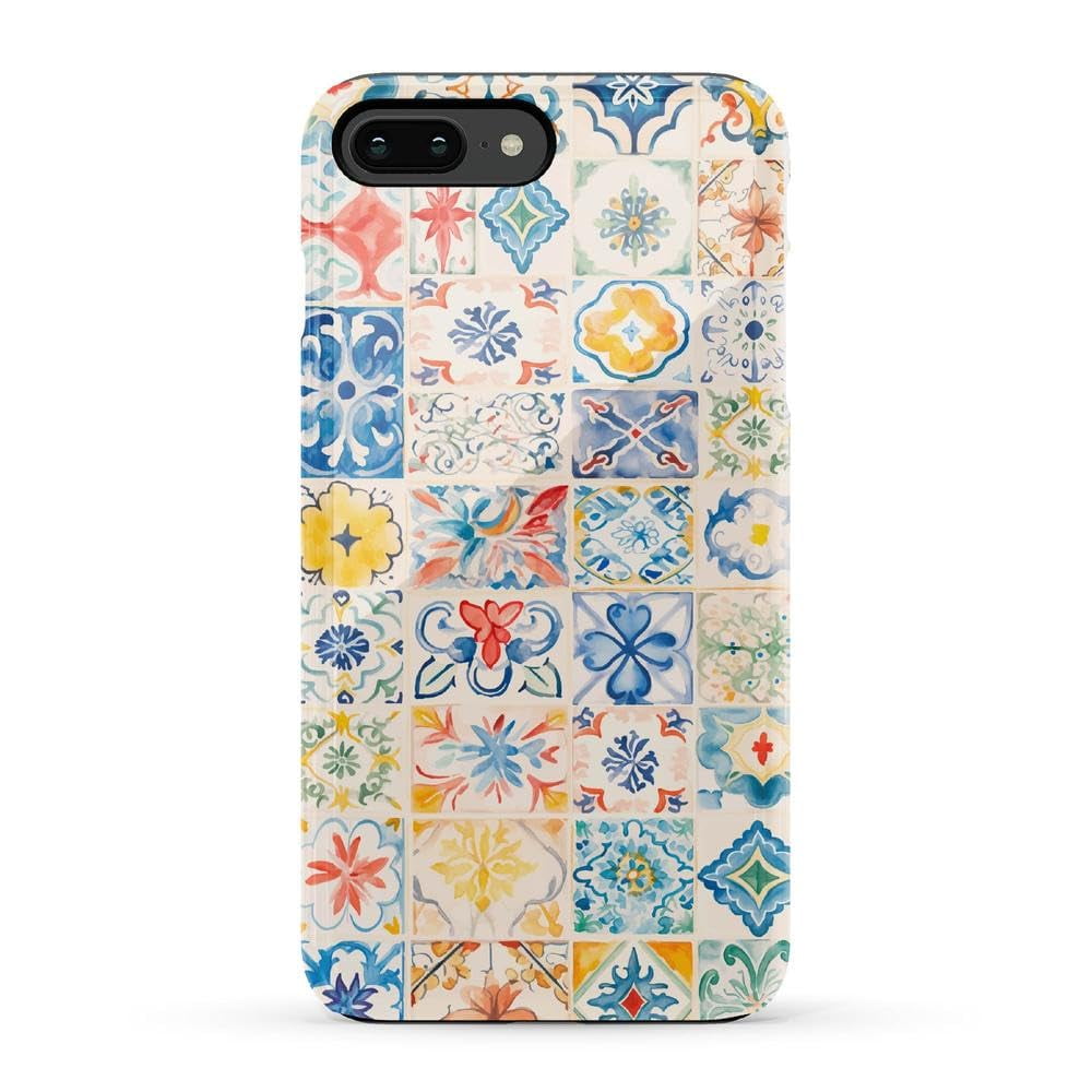 Casely iPhone 6/7/8 Plus Case | Tuscan Tiles | Dolce Vita | Essential ...
