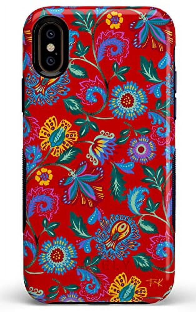 Casely iPhone X/XS Phone Case | Painted Flowers | Frida Kahlo Floral ...