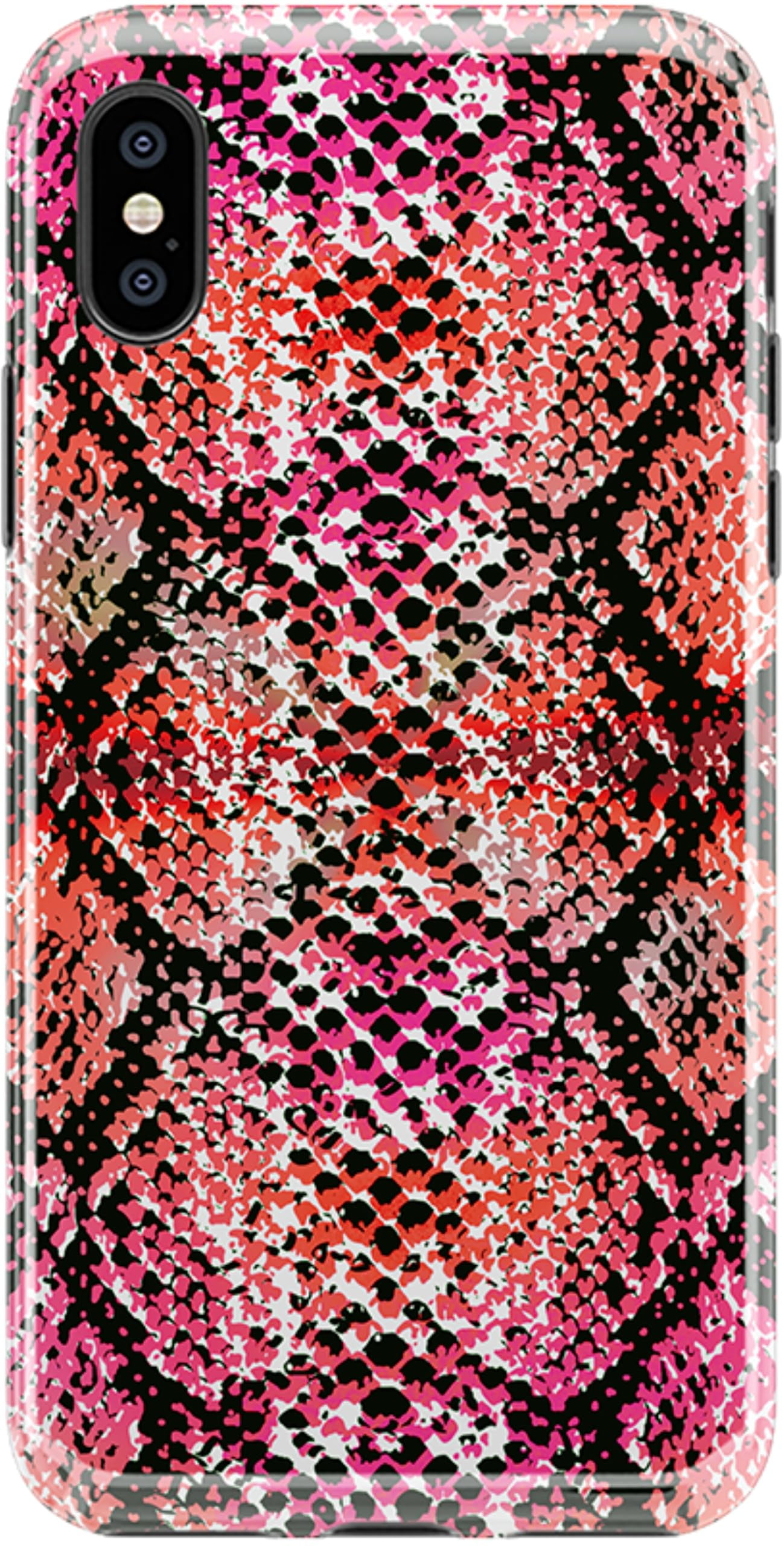 Casely iPhone XS Max Case | Snake Along Red Snake Skin Case - Walmart.com
