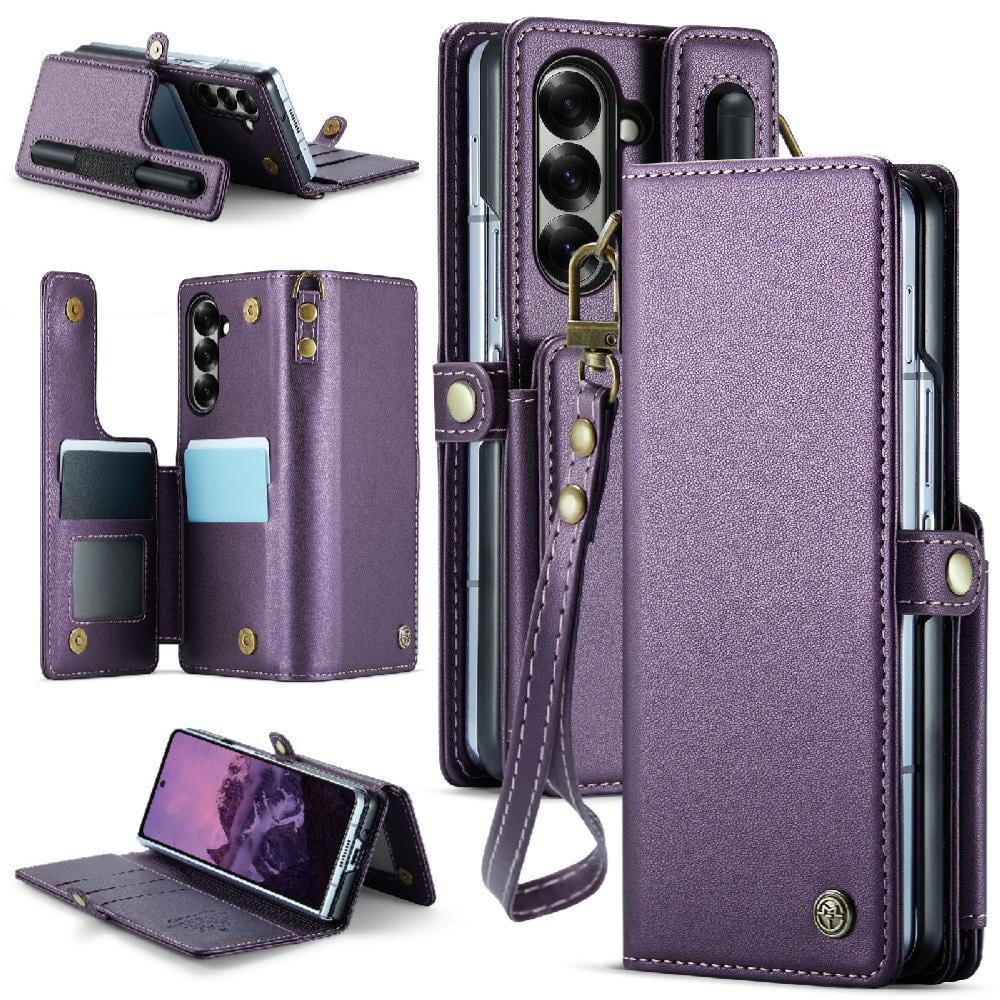 Caseme Wallet Case for Samsung Galaxy Z Fold 7 5g Pu Leather Slim ...