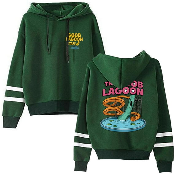 Caseoh Goob Lagoon Staff Pullover Hoodie Long Sleeve Pocketss ...