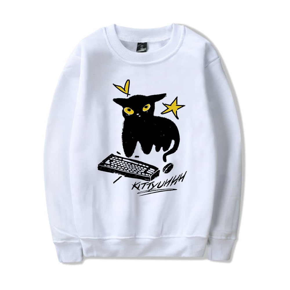 Caseoh Kittyuh Crewneck Sweatshirt Pullover Long Sleeve Women Men ...