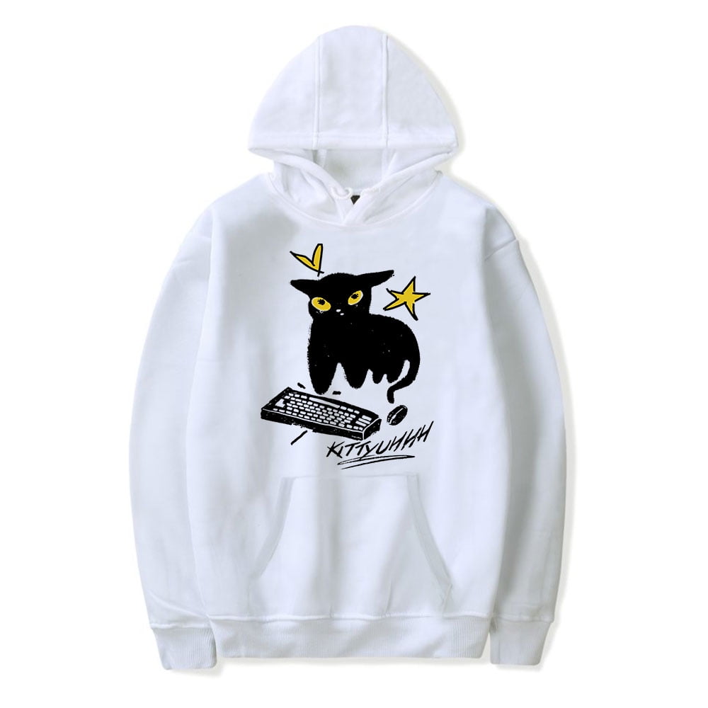 Caseoh Kittyuh Hoodie Unisex Hooded Sweatshirt Long Sleeve Streetwear ...