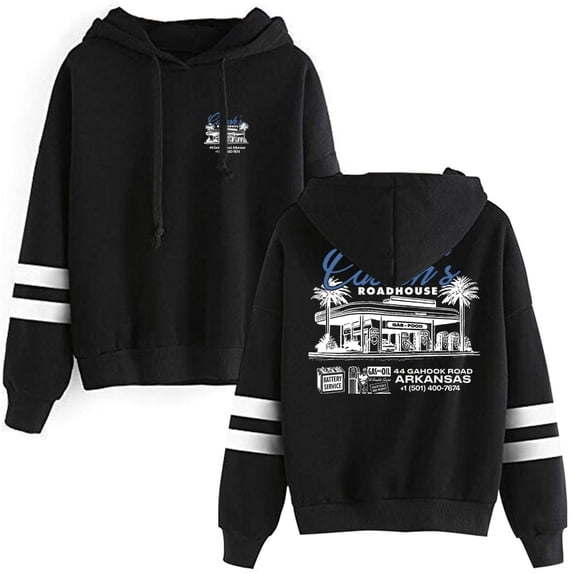 Caseoh Roadhouse Hoodie Unisex Pocketless Long Sleeve Sweatshirt Casual ...