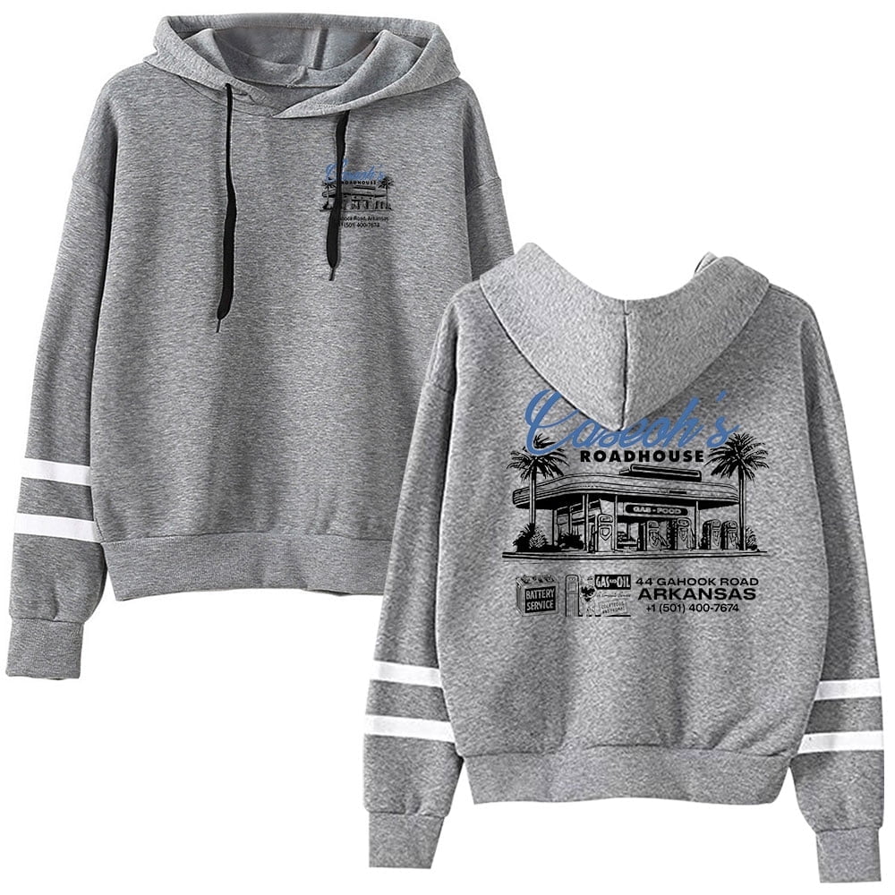 Caseoh Roadhouse Hoodie Unisex Pocketless Long Sleeve Sweatshirt Casual ...