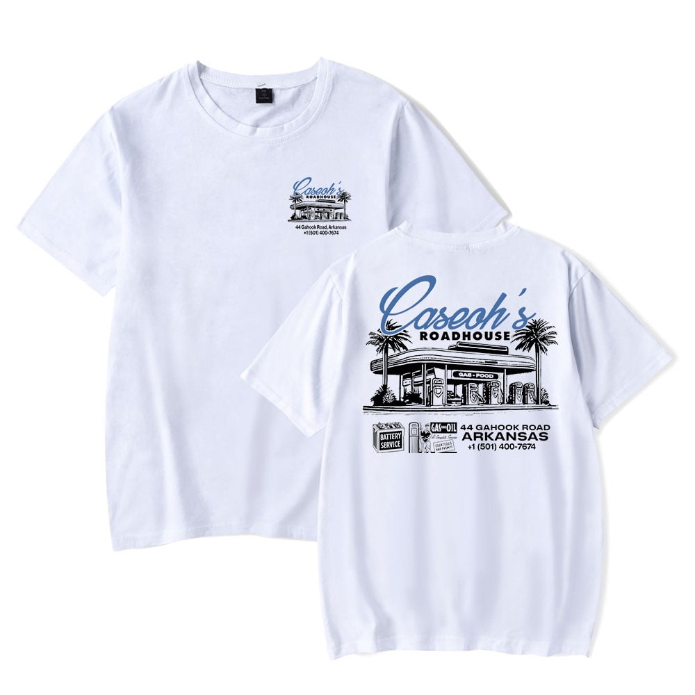 Caseoh Roadhouse Tee Unisex Crewneck Short Sleeve T-shirt Casual ...