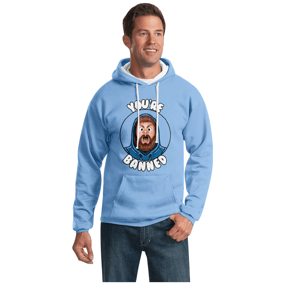 Caseoh Your'Re Banned Merch Ur Banned Hoodies Man/Woman Sweatshirts ...