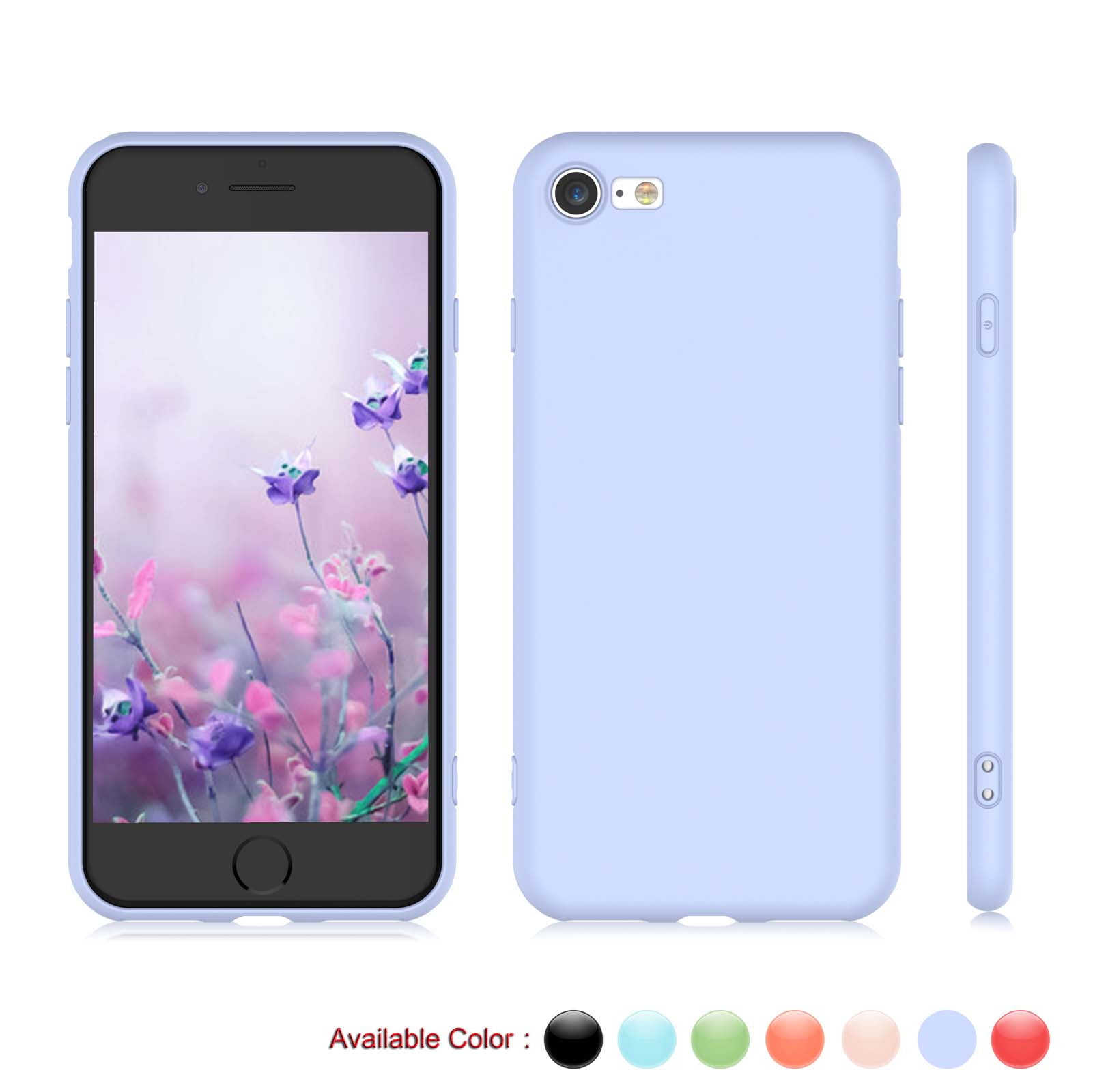 Njjex Matte Surface Back Cover Case with Shockproof for Apple iPhone SE ...