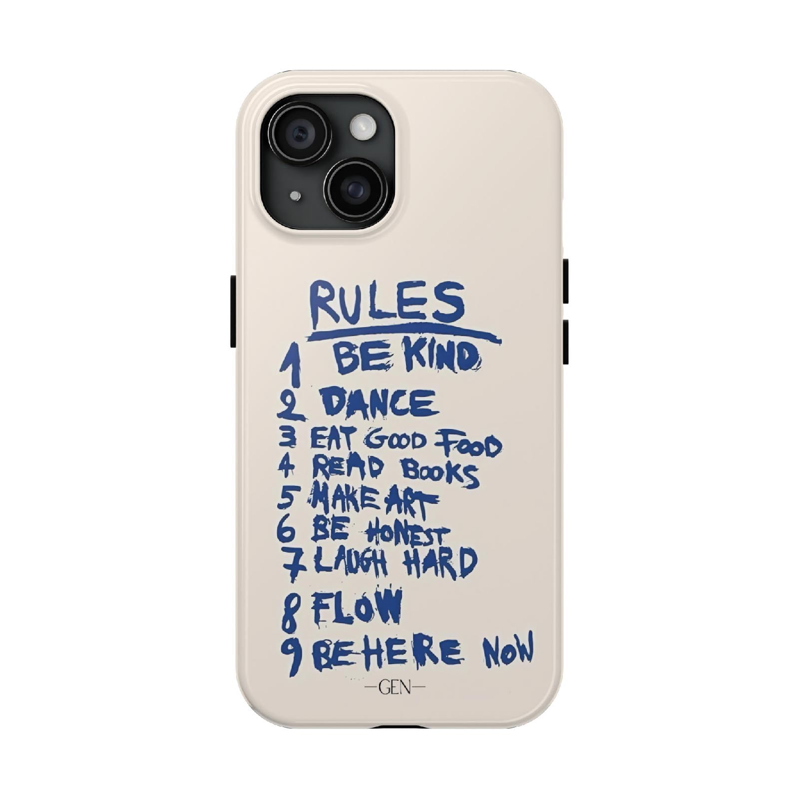Cases Cover, Life Rules Tough Phone Case – Dual Layer Motivational ...
