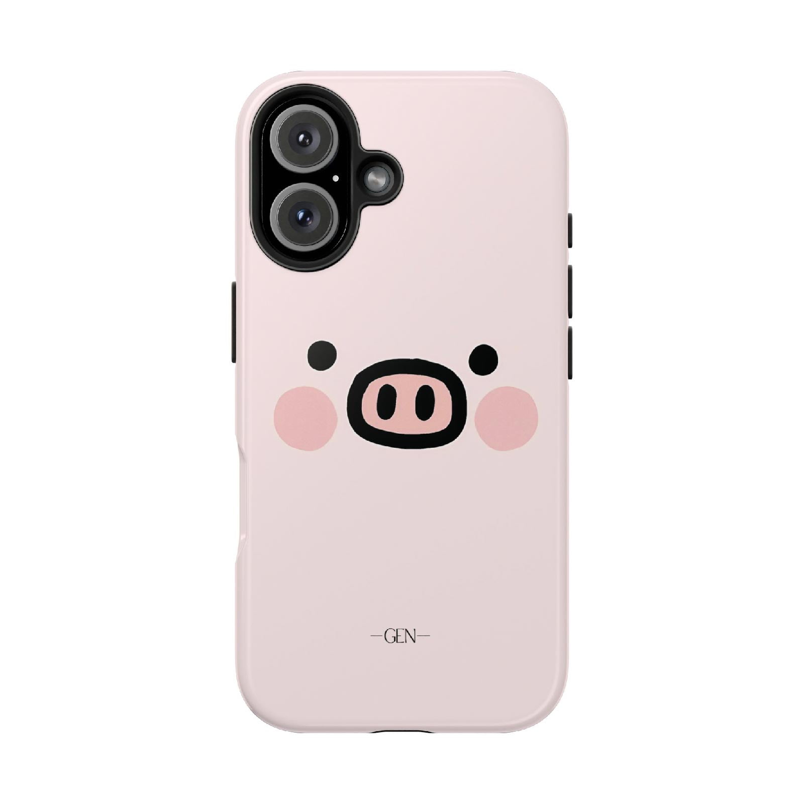 Cases Cover, Piggy Blush Tough Phone Case – Dual-Layer Cute Pig Design ...