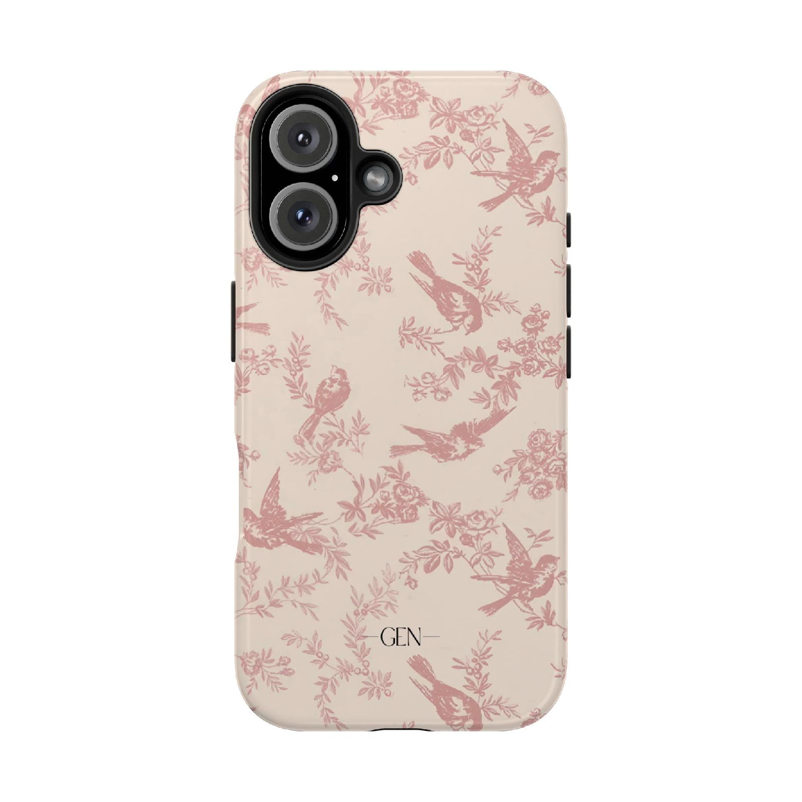 Cases Cover, Rosé Aviary Tough Phone Case – Dual-Layer Vintage Bird ...