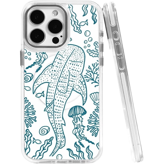 Cases for iPhone 16, Compatible with MagSafe, Classic Clear Shockproof ...