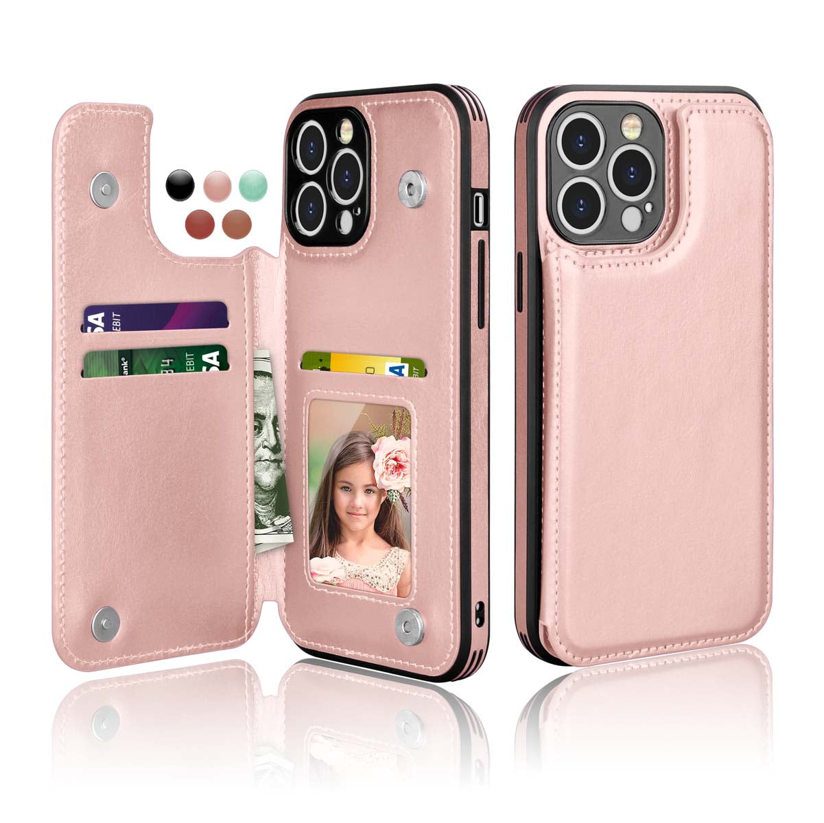Cases for iPhone 13 / iPhone 13 Pro / iPhone 13 Pro Max 2021, Njjex PU ...