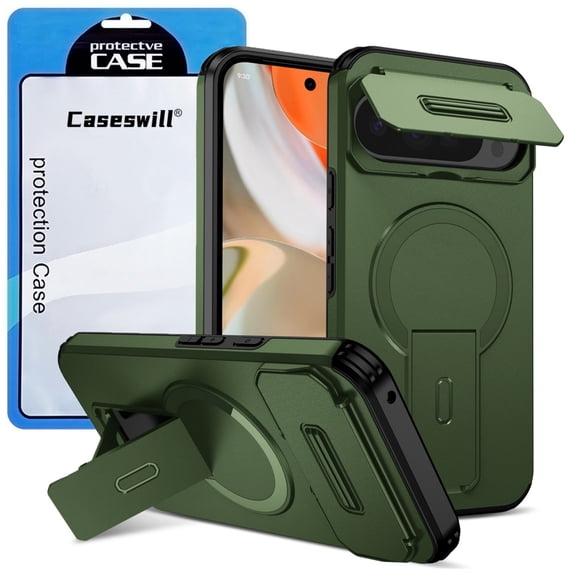 Caseswill for Google Pixel 10 Pro XL Case with 2X Screen Protector ...