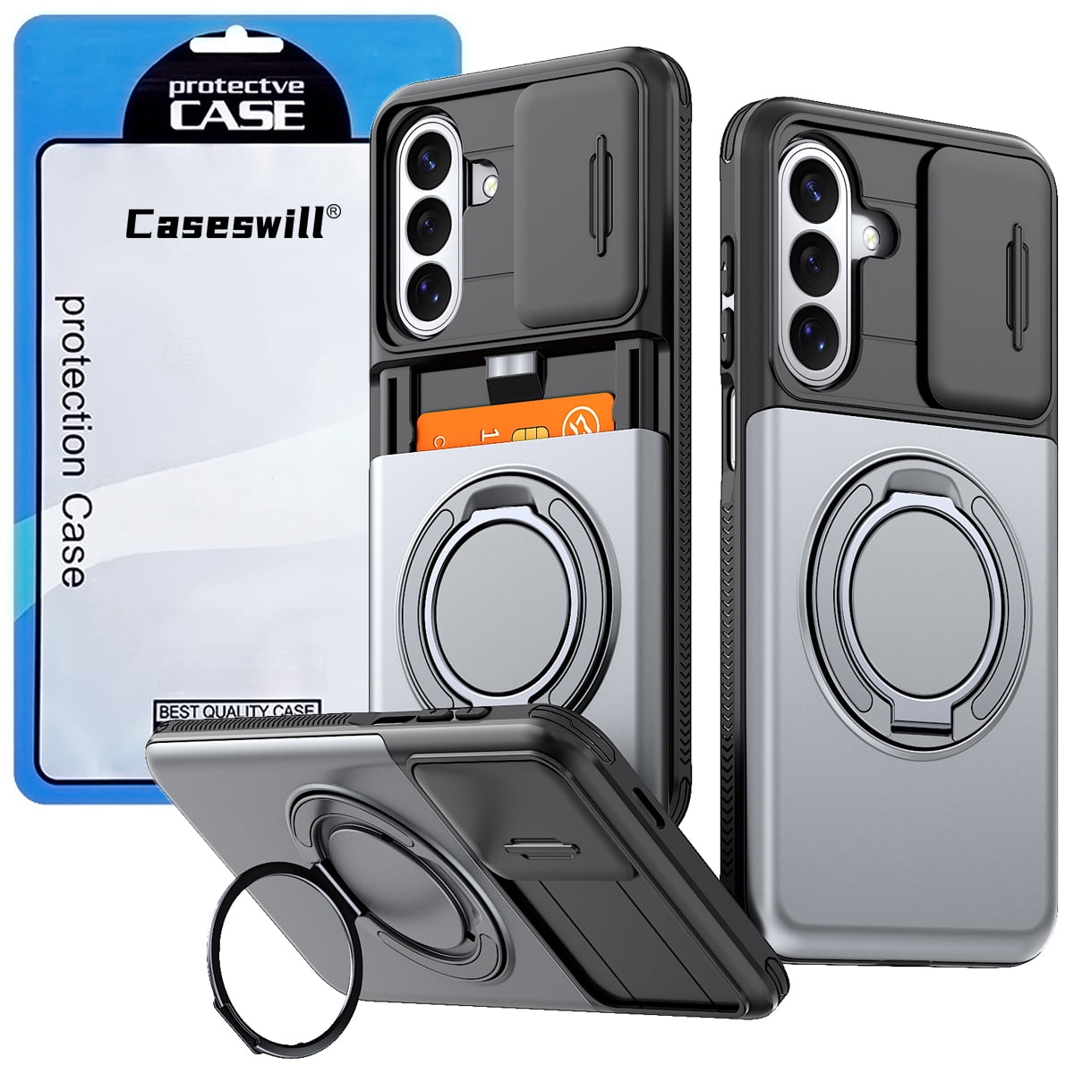 Caseswill for Samsung Galaxy A35 5G Case with 2X Screen Protector ...