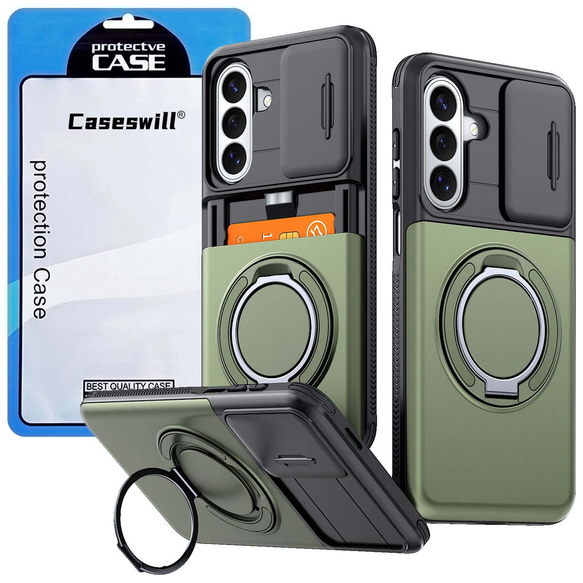 Caseswill for Samsung Galaxy A57 5G Case with 2X Screen Protector ...