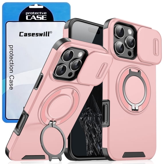 Caseswill for iPhone 15 Plus Case with 2X Screen Protector, Dual-Layer ...