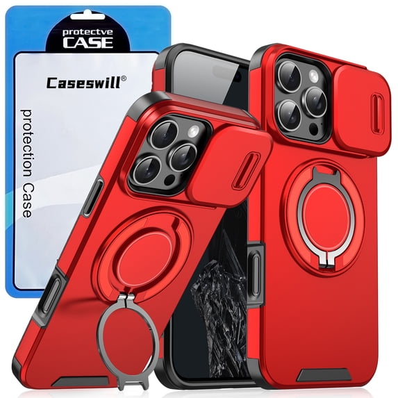 Caseswill for iPhone 16 Plus Case with 2X Screen Protector, Dual-Layer ...