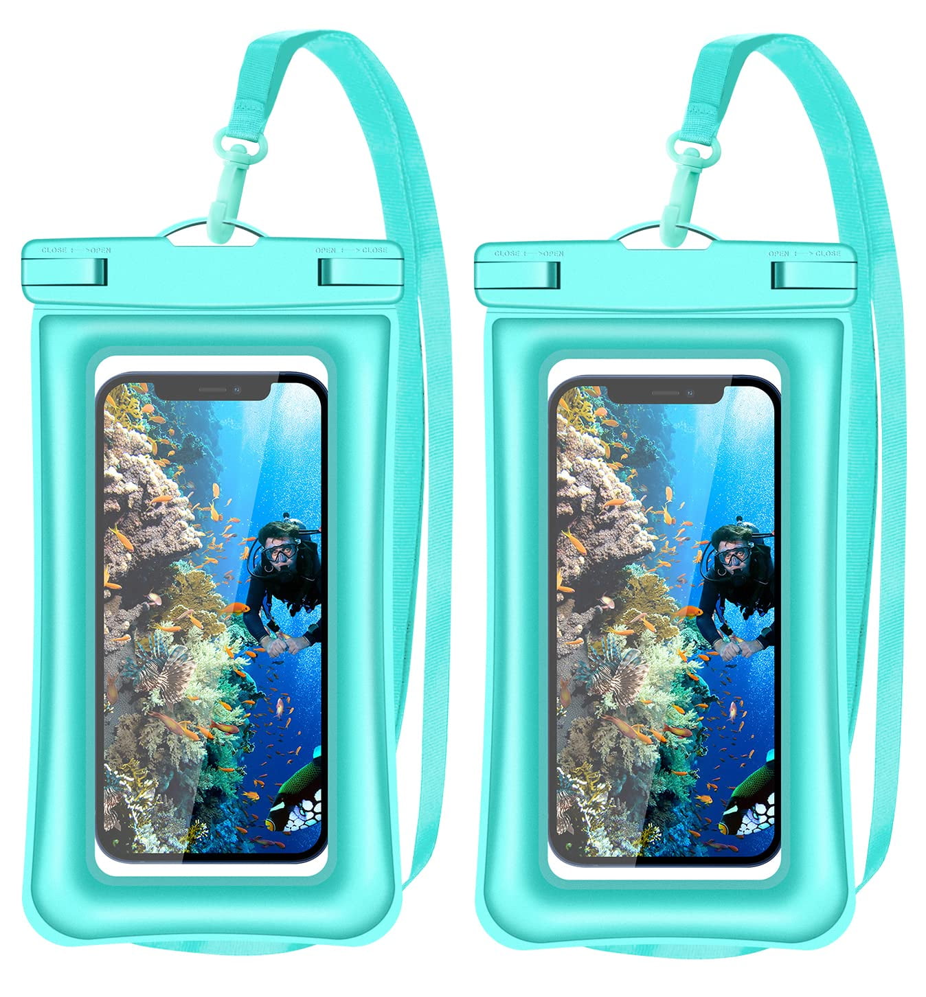 Casetego Floating Universal Waterproof Phone Pouch, IPX8 Cellphone Dry ...