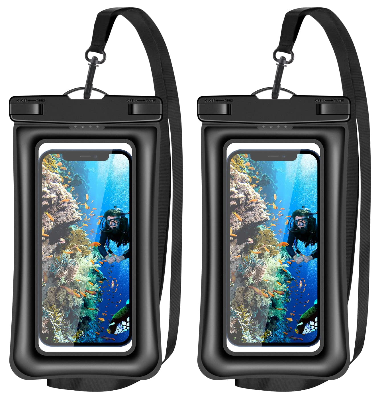 Casetego Floating Universal Waterproof Phone Pouch, IPX8 Cellphone Dry ...