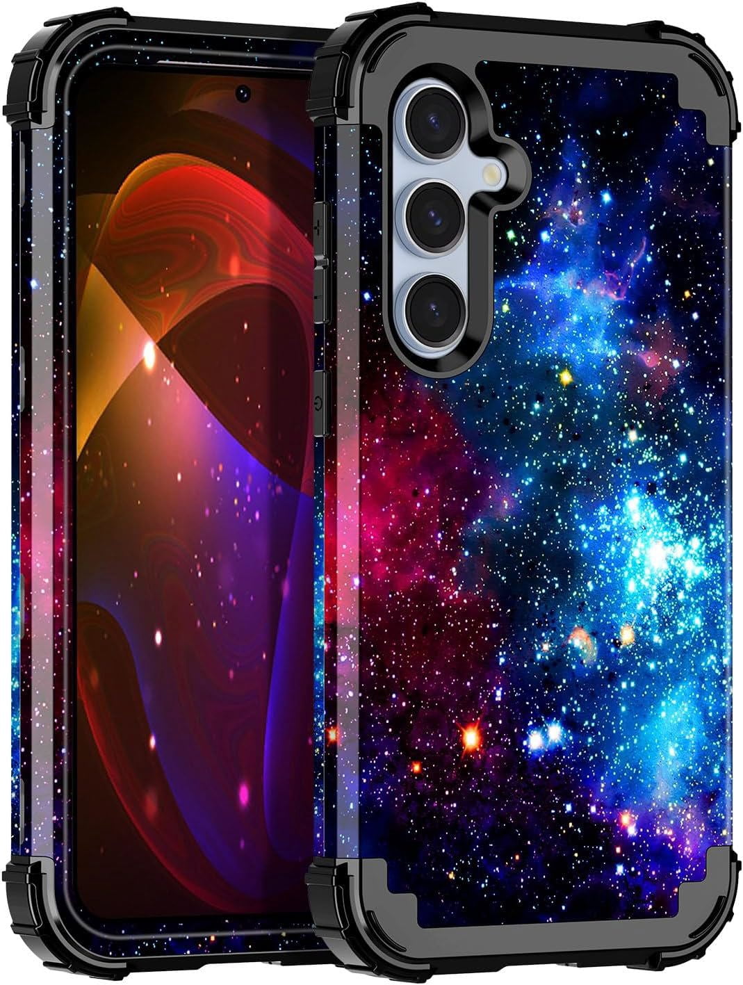 Casetego For Samsung Galaxy S24 FE 5G Case,Glow in The Dark Three Layer ...