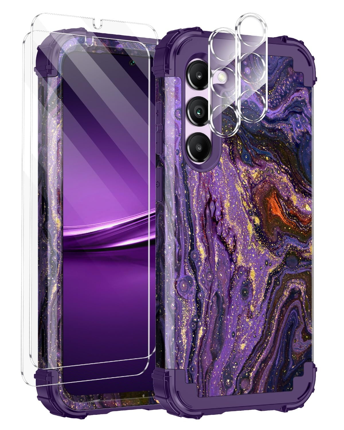 Casetego for Galaxy S23 Plus Case,Glow in The Dark Three Layer ...