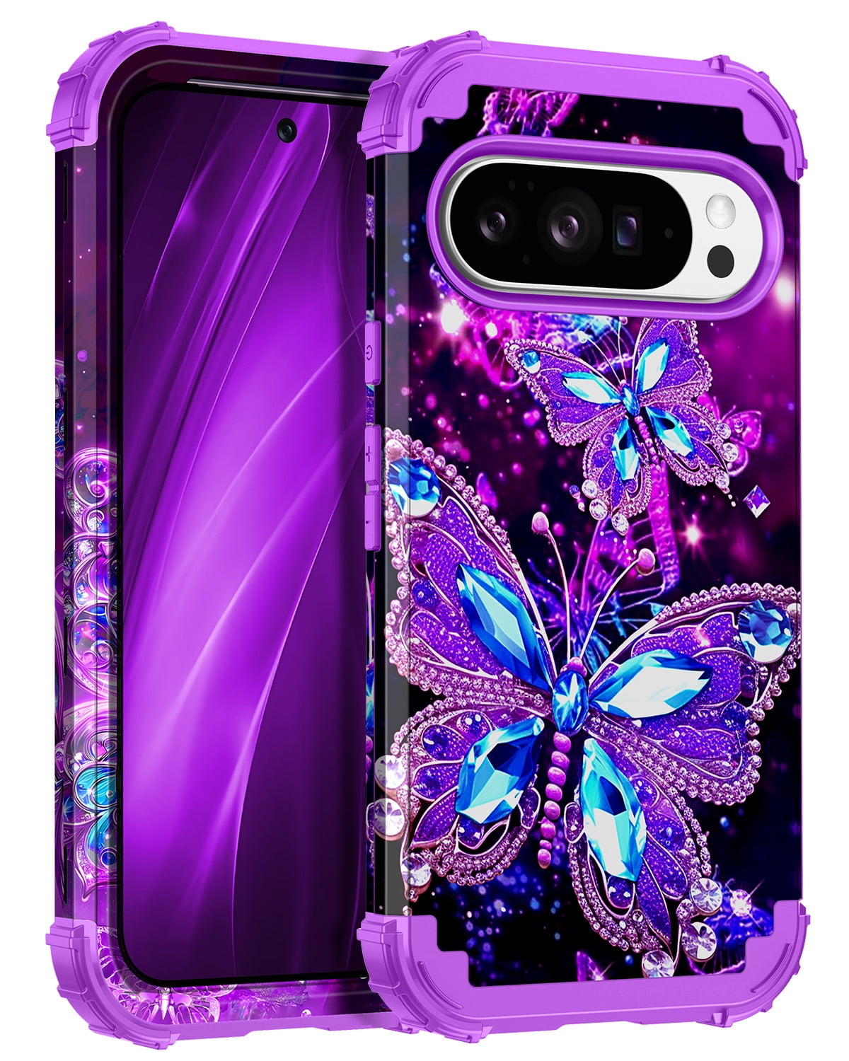 Casetego for Google Pixel 10 Pro XL Case,Glow in The Dark Three Layer ...